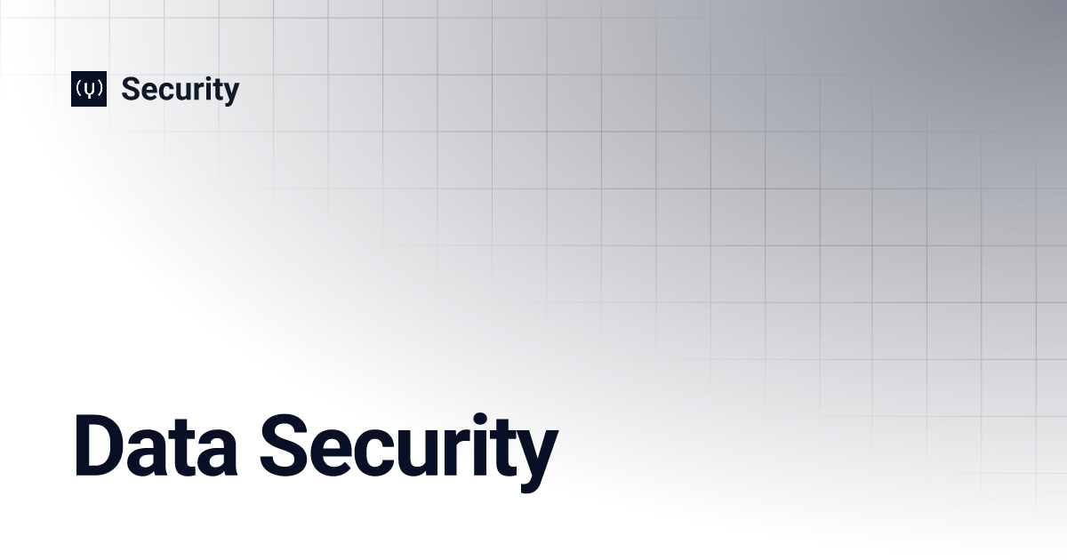 Data Security Security